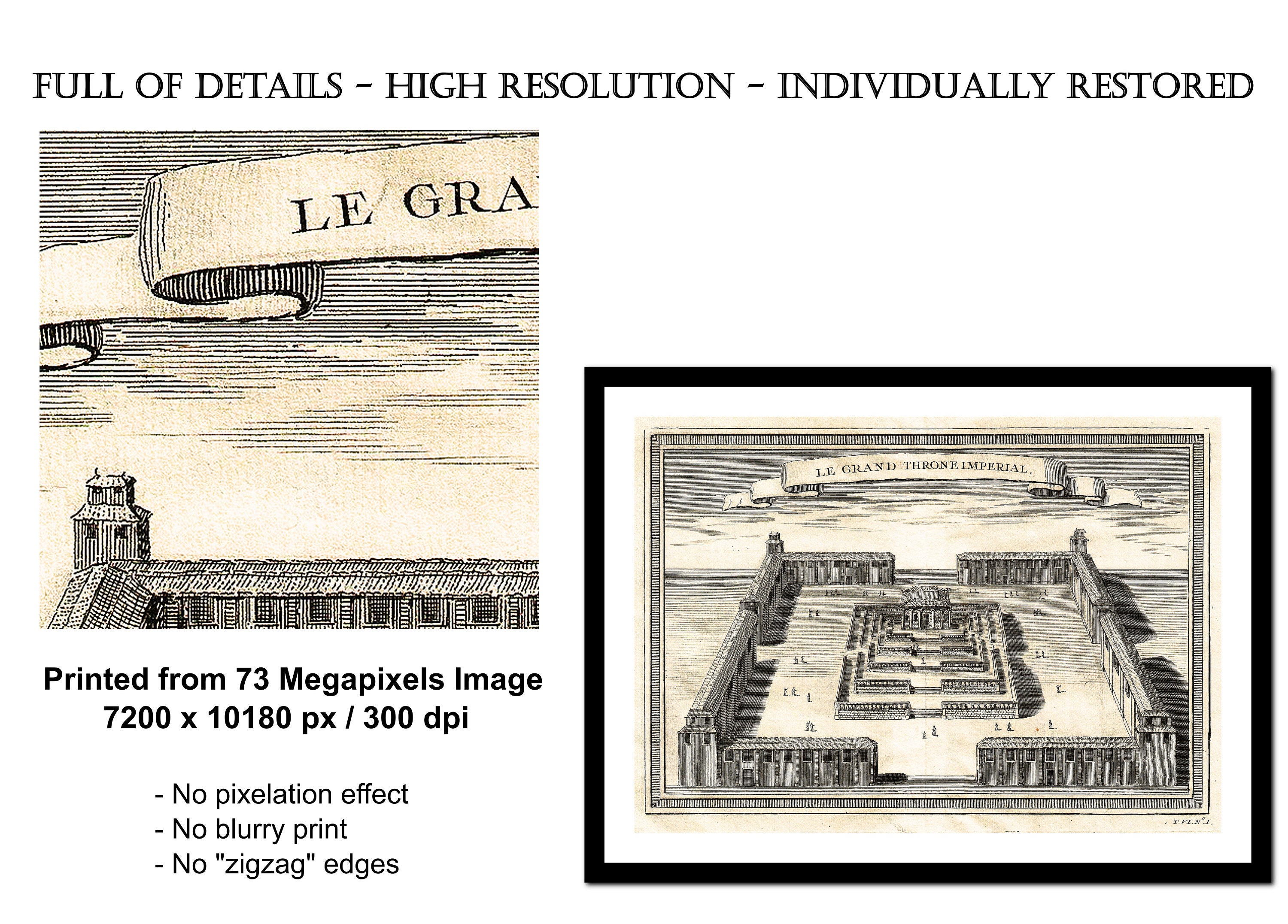 Old Map of Beijing China Asia 1756 Art Print Vintage Poster Antique Old ...