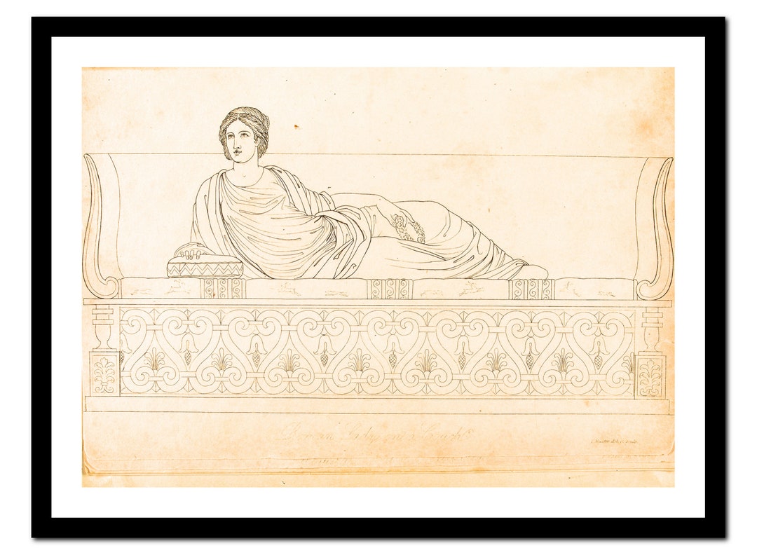 Roman Art Print - Ancient Rome Original Painting - Vintage Poster ...
