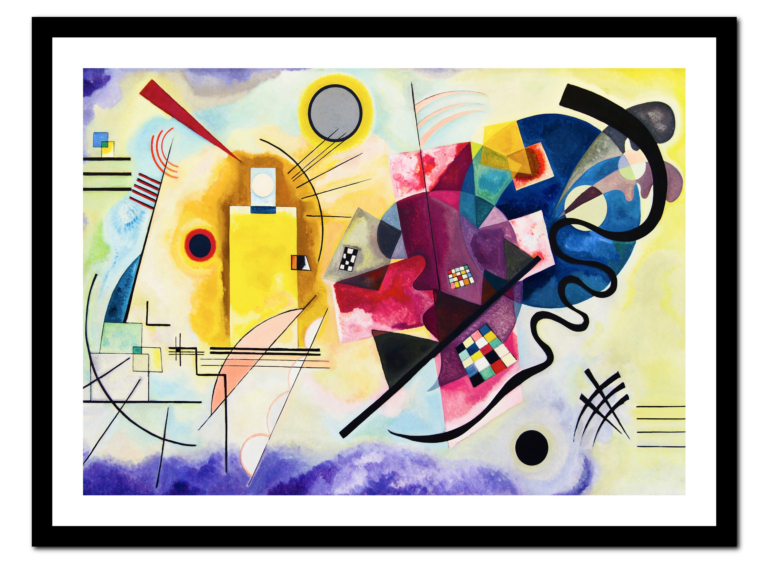 Wassily Kandinsky Art Print - Vintage Poster - Antique Old Picture ...