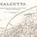 Old Map of Calcutta India Asia 1842 - Art Print - Vintage Poster ...