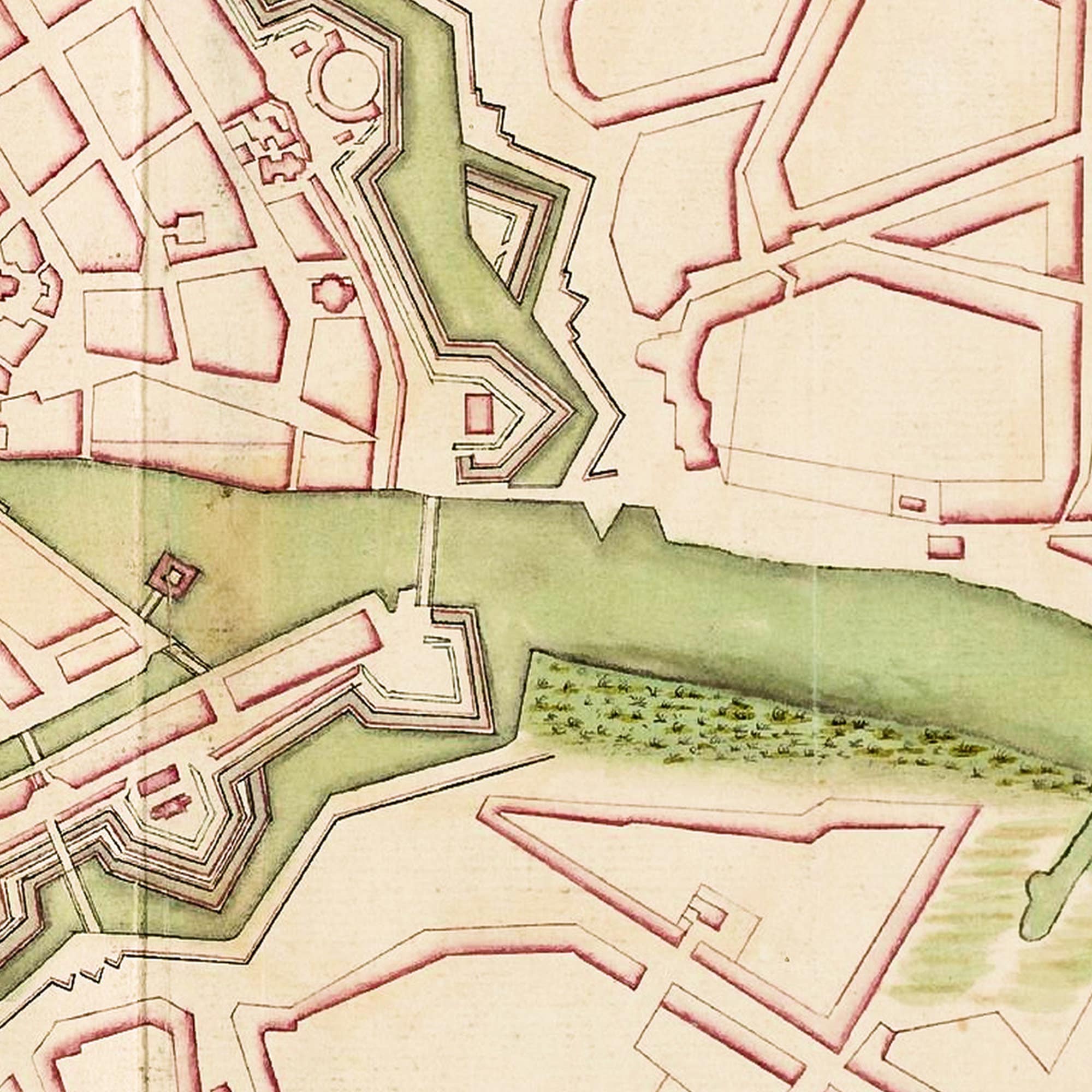 Old Map of Berlin Germany Europe 1740 Art Print Vintage - Etsy