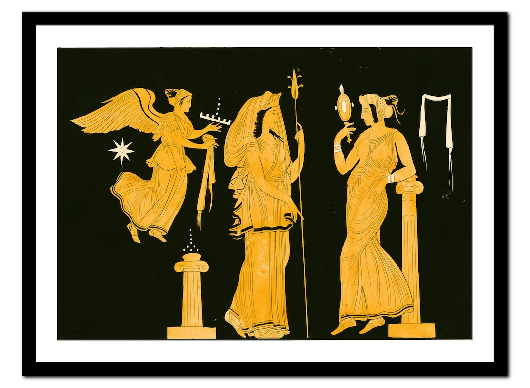 Greek Art Print - Ancient Mythology God Painting - Vintage Poster ...