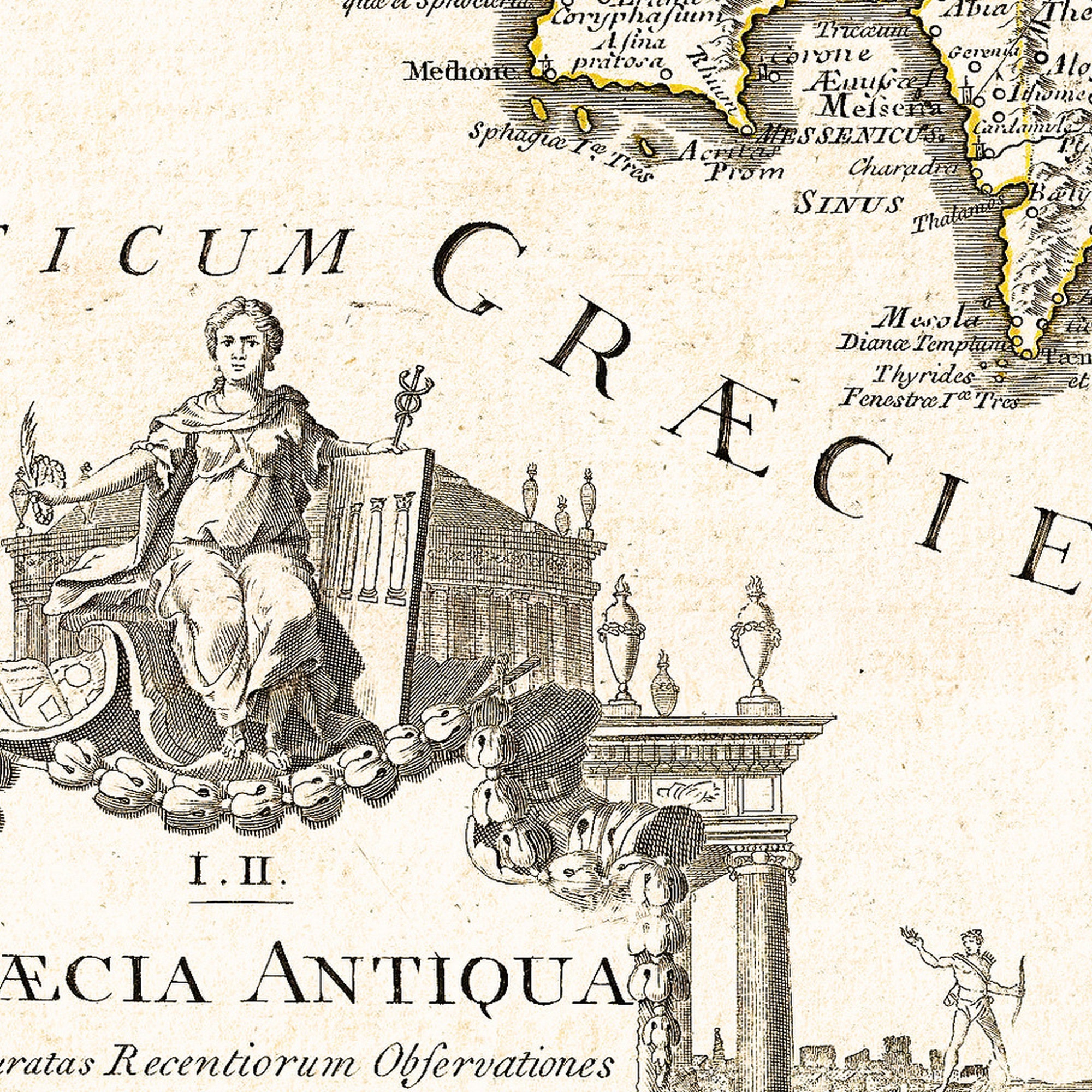 Old Map of Greece Europe 1794 Art Print Vintage Poster Antique Old ...