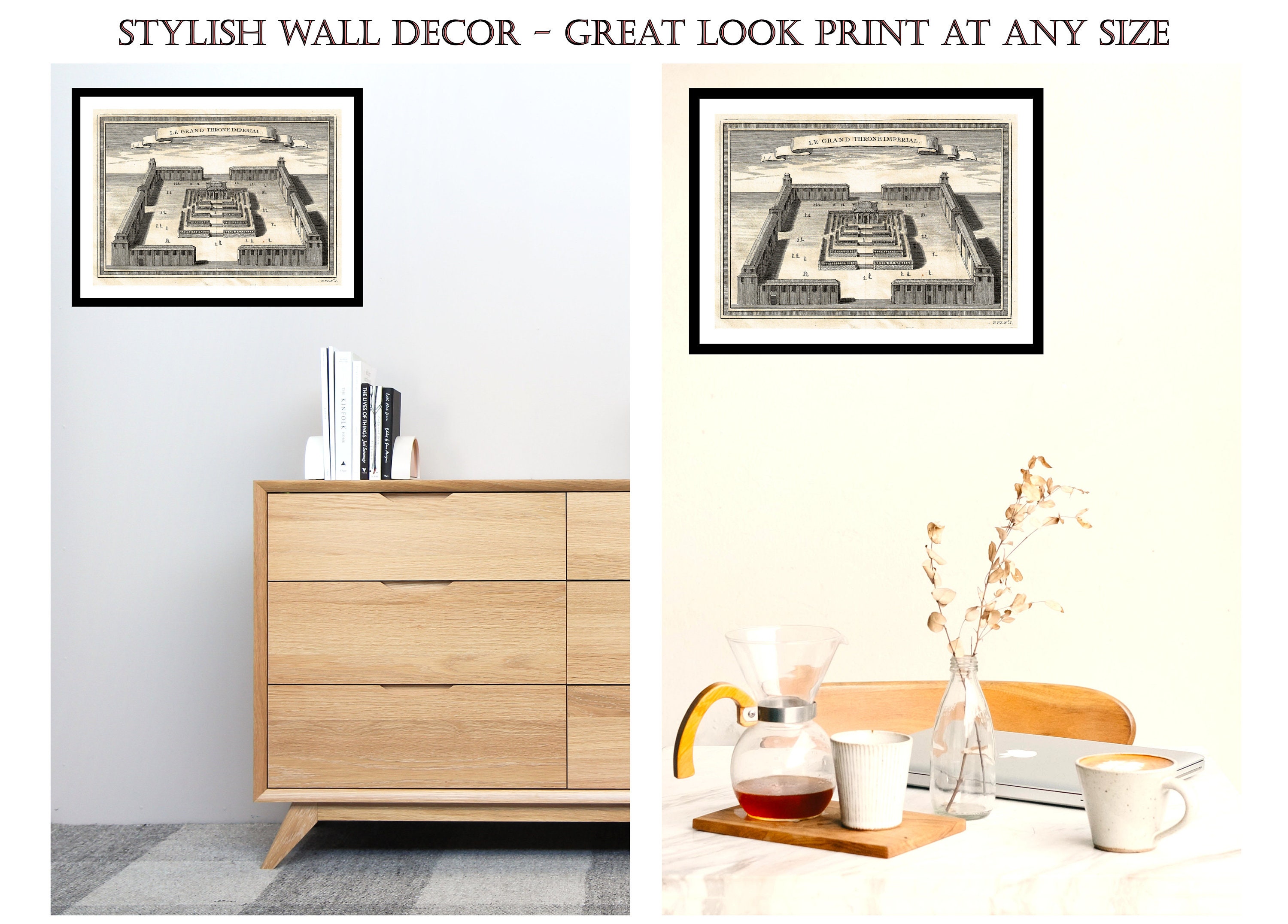 Old Map of Beijing China Asia 1756 Art Print Vintage Poster Antique Old ...