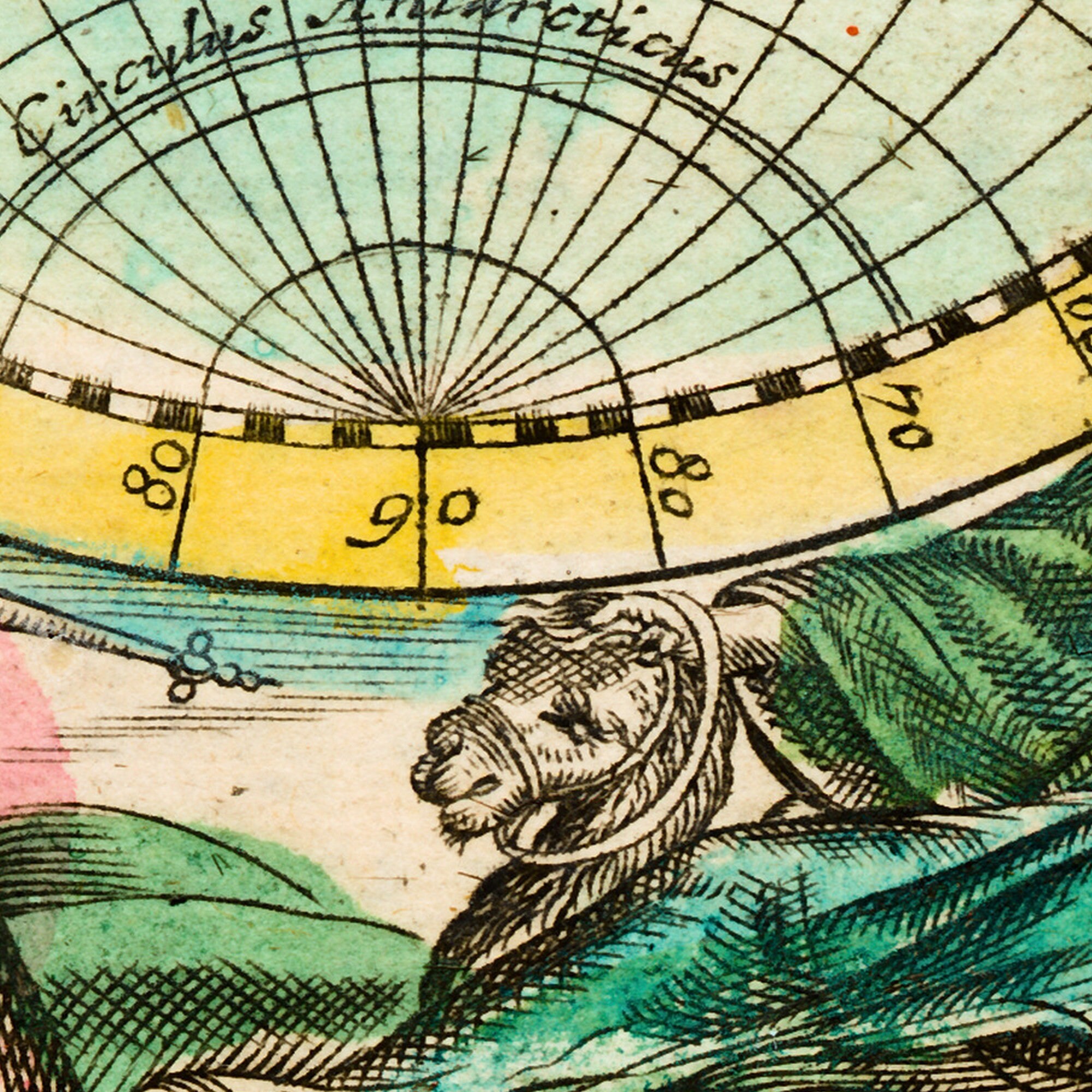 Old Map of World 1682 Art Print Vintage Poster Antique - Etsy