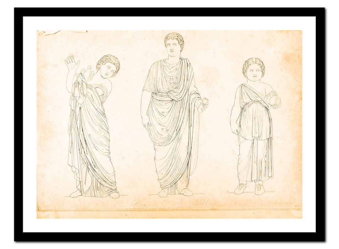 Roman Art Print - Ancient Rome Original Painting - Vintage Poster ...