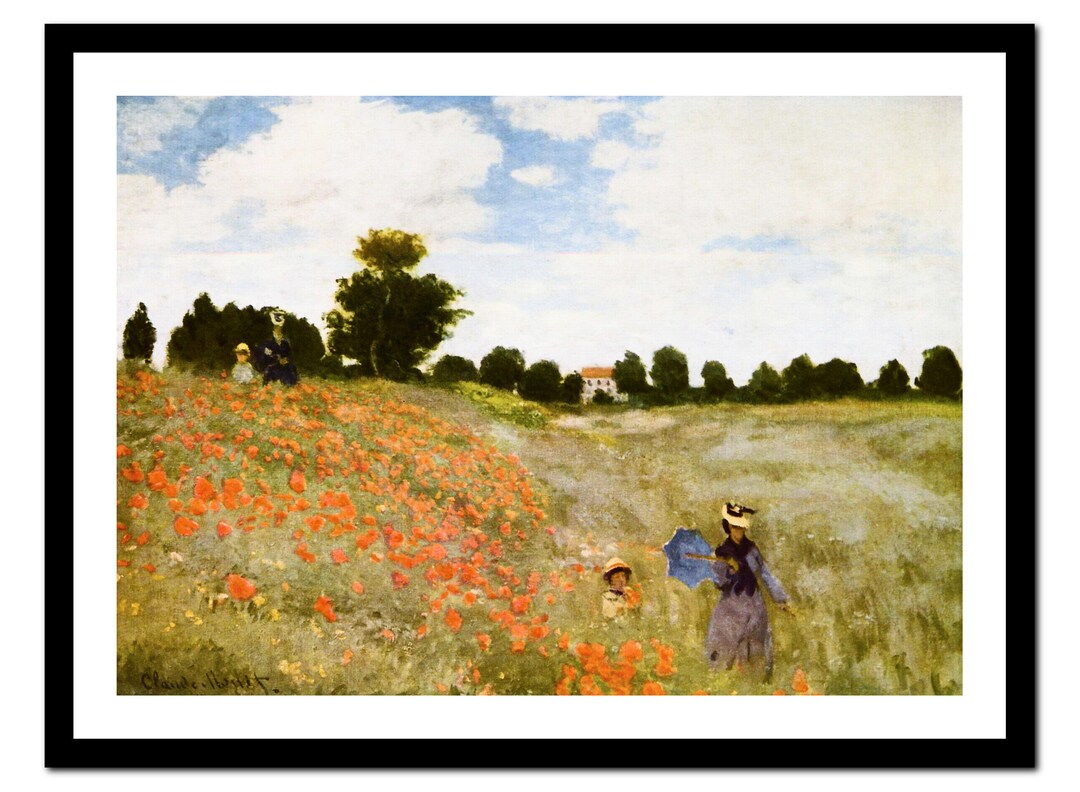 Claude Monet Art Print - Vintage Poster - Antique Old Picture - Retro ...