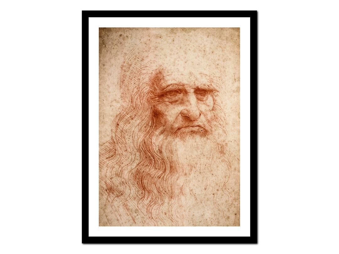 Leonardo Da Vinci Art Print - Vintage Poster - Antique Old Picture ...