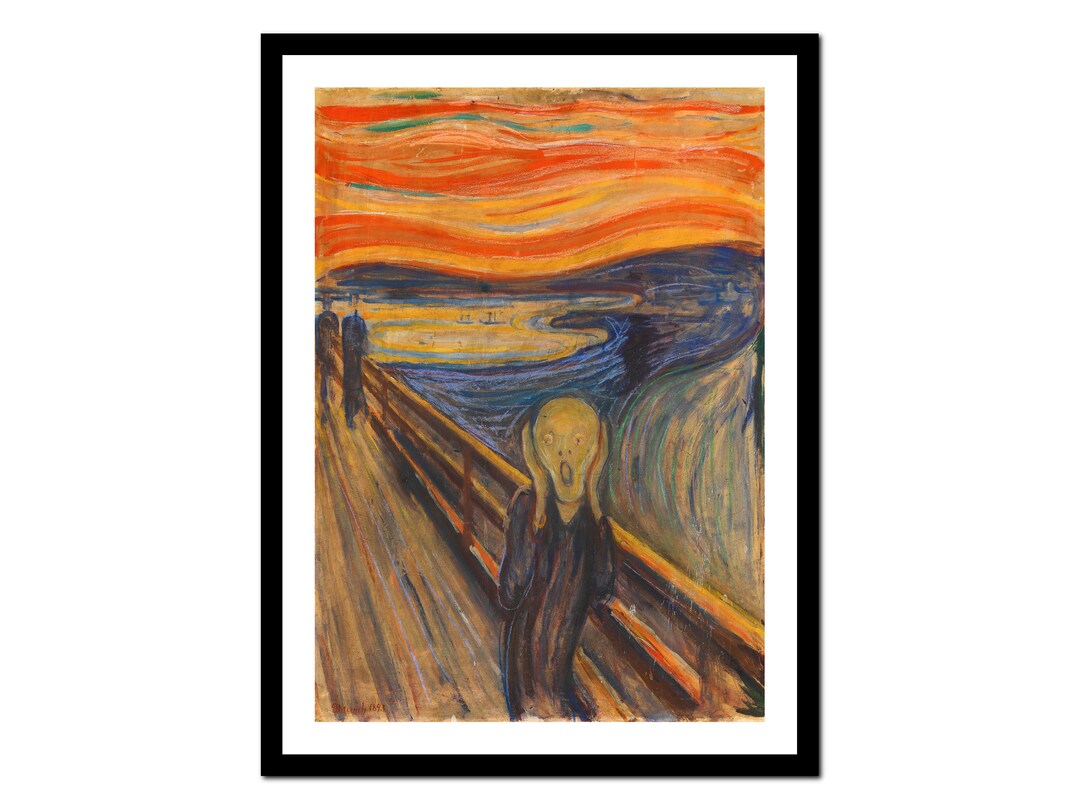 Edvard Munch Art Print Vintage Poster Antique Old Picture Retro Wall ...