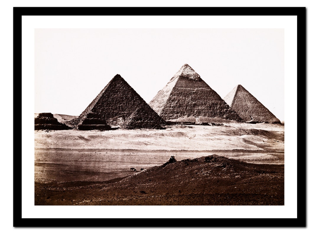 CAIRO Pyramid Architecture Art Print - City Travel - Vintage Poster ...