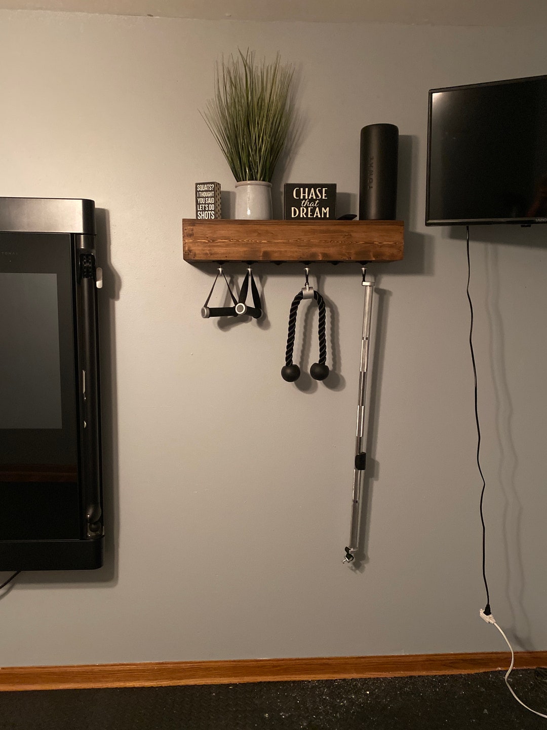 Farmhouse Style Tonal Accessory Shelf - Etsy