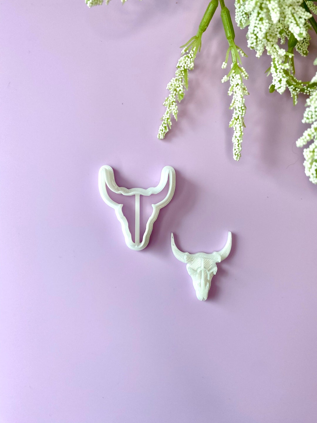 Bull Skull - Polymer Clay Cutter Summer Desert Cow Rodeo - Etsy