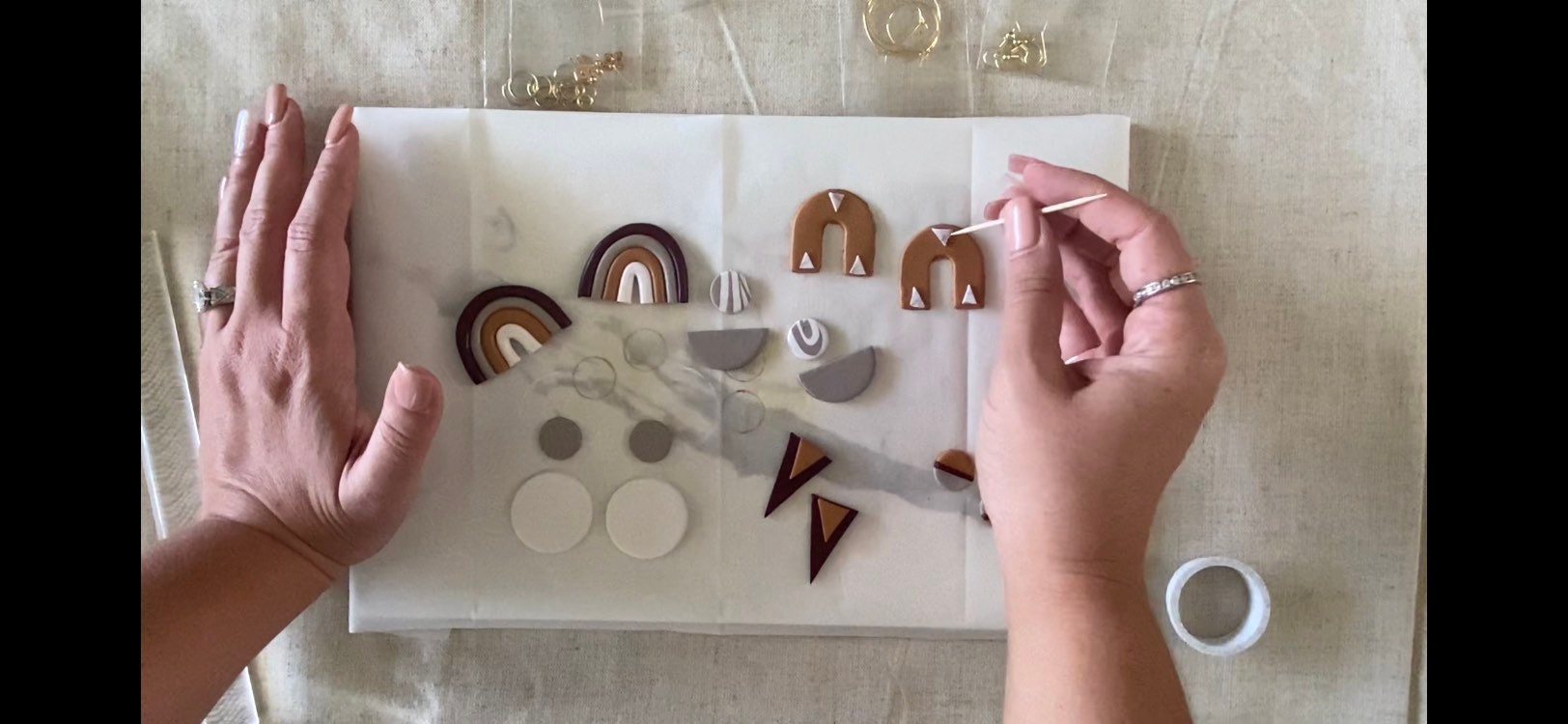 DIY Polymer Clay Earring Kit Makes 6 Sets of Earrings - Etsy