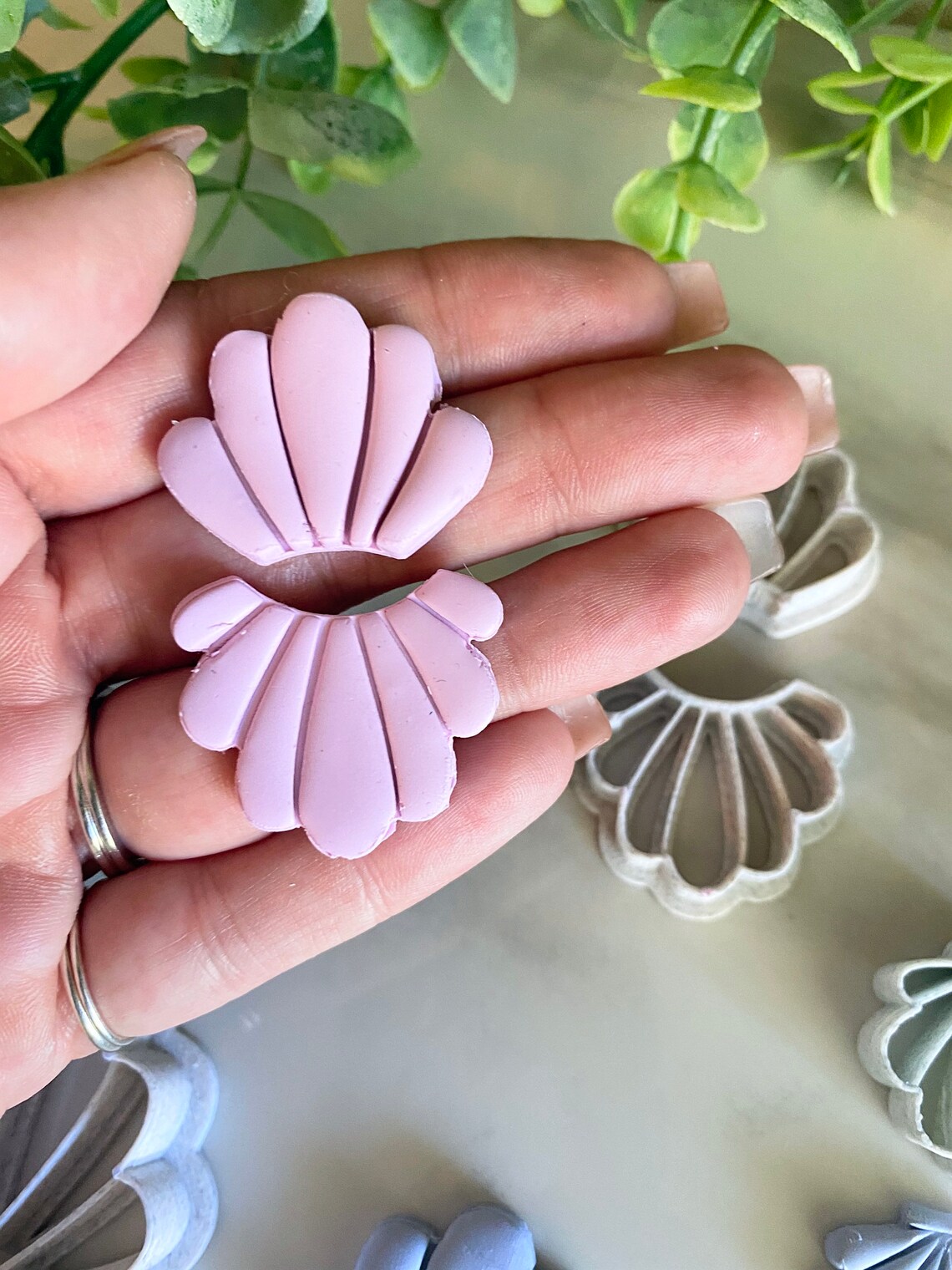 Juego de formas oblongas festoneadas Cortador de arcilla | Etsy España