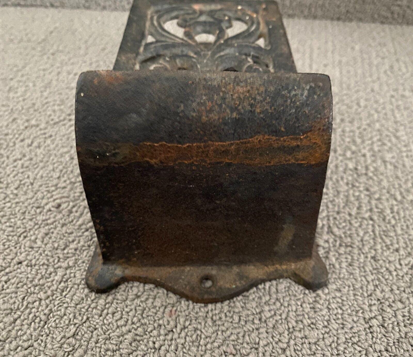 Antique Cast Iron Match Dispenser Wall Mount Match Box Holder Rustic - Etsy