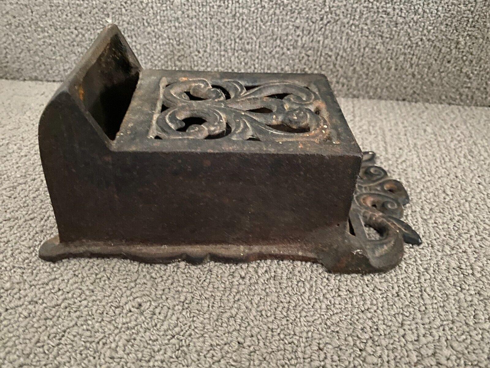 Antique Cast Iron Match Dispenser Wall Mount Match Box Holder Rustic - Etsy