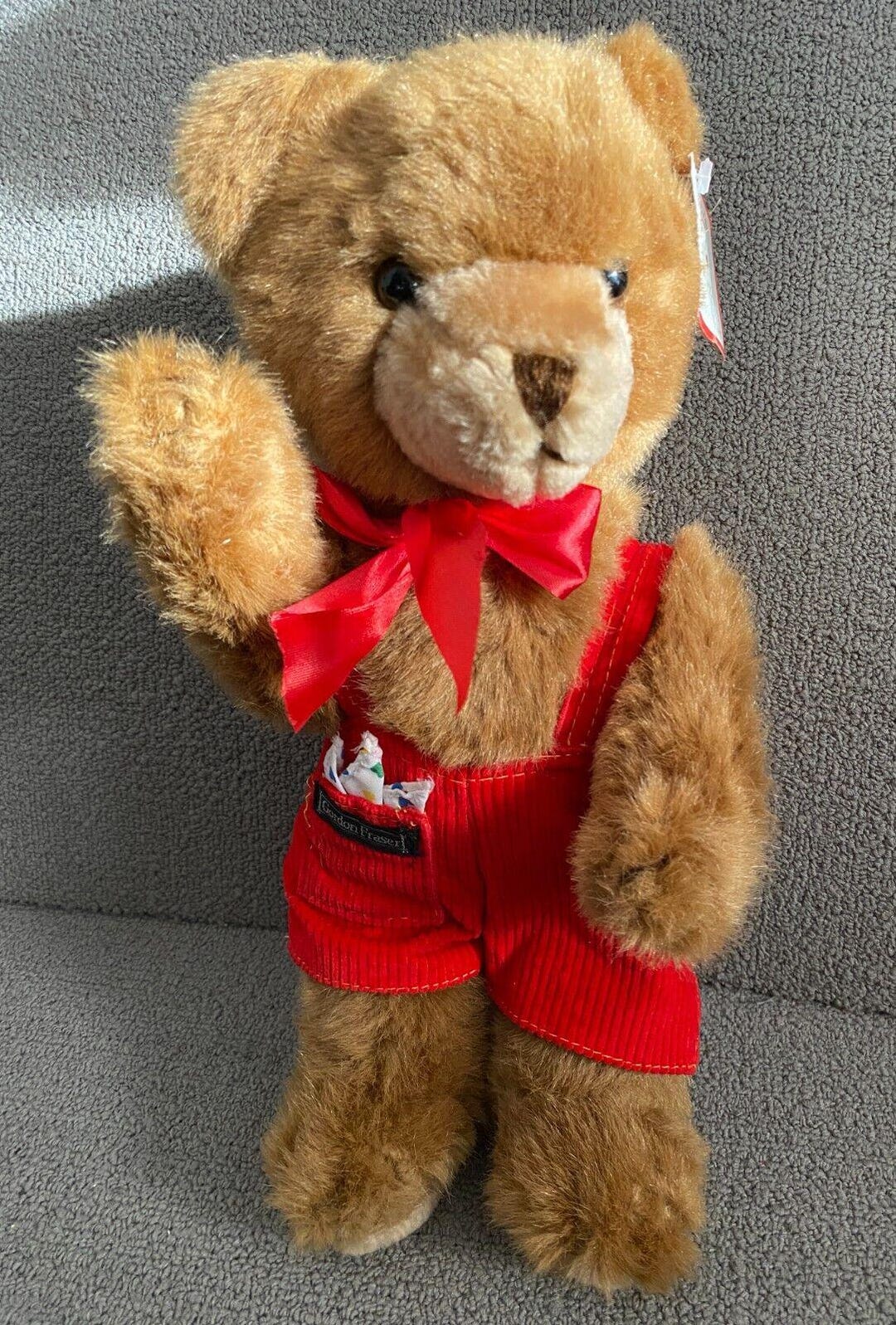 Vtg Schmid Gordon Fraser Teddy Bear DOESN'T WORK Stuffed Animal Wind up ...