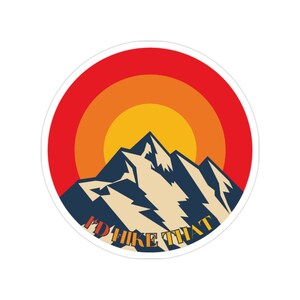 I'd Hike That - Outdoor Sticker, Die-cut, Hiking Sticker, Funny Decal ...