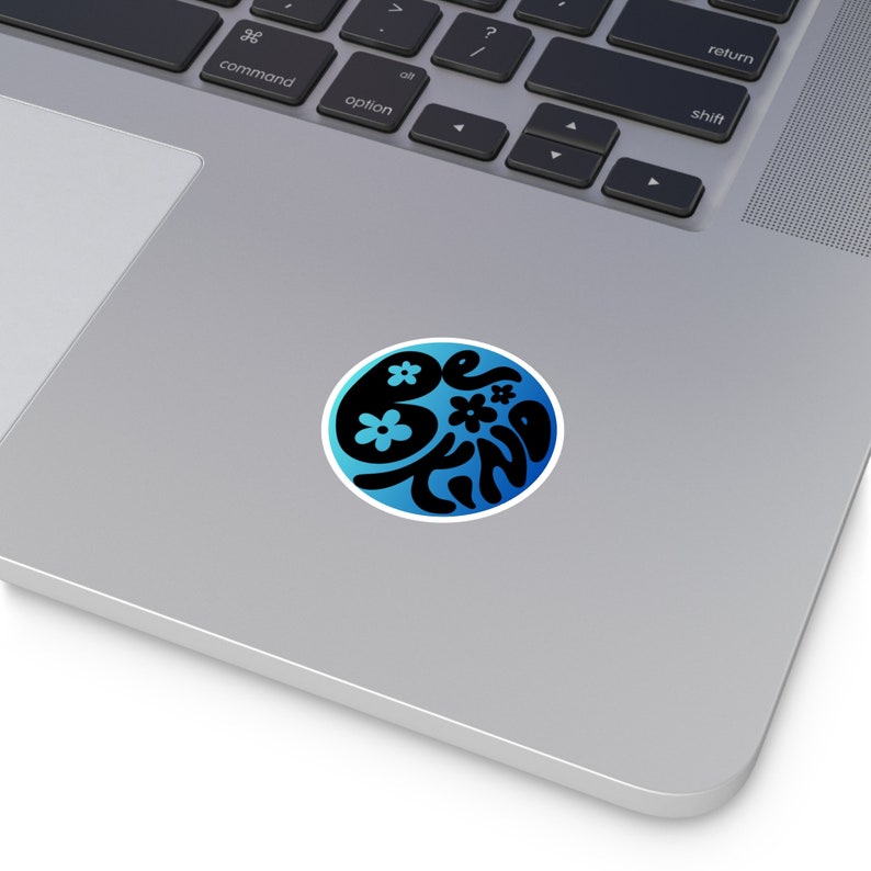 Be Kind Round Vinyl Sticker ~ Indoor/outdoor, Gift Ideas, Gift for Her ...