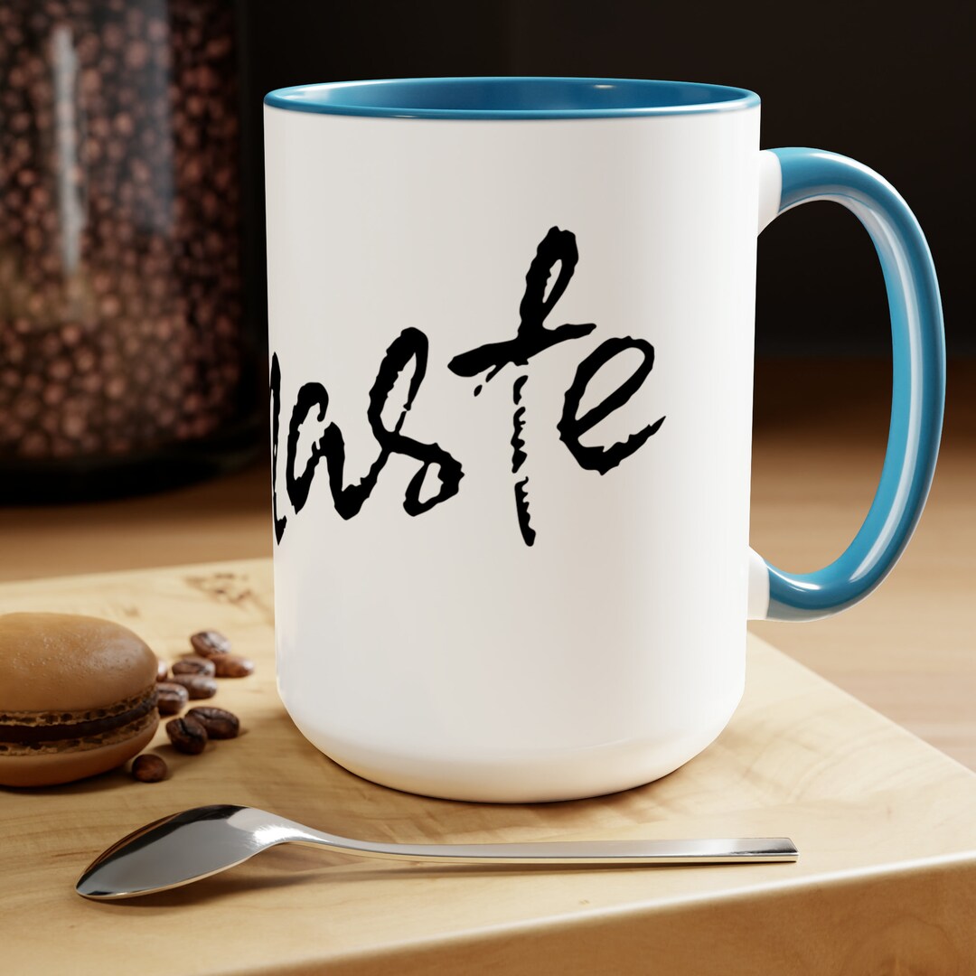 NAMASTE ~ Two-tone Yogi Coffee Mugs, Yoga Lover Mug, Namaste Mug, Gift ...