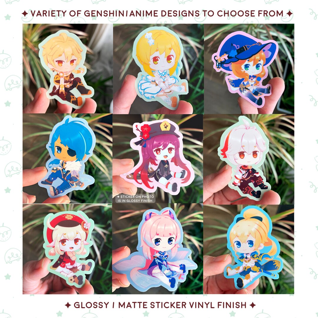 Genshin Impact Venti, Klee, Kokomi, Jean, Lisa, Lumine, Hu Tao, Zhongli ...