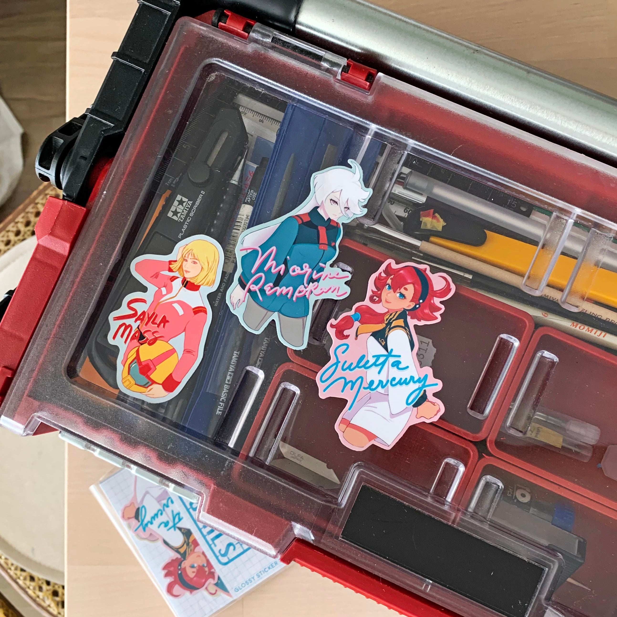 Mecha Anime Ggirls Vinyl Sticker Pack - Build Your Own Sticker Pack ...