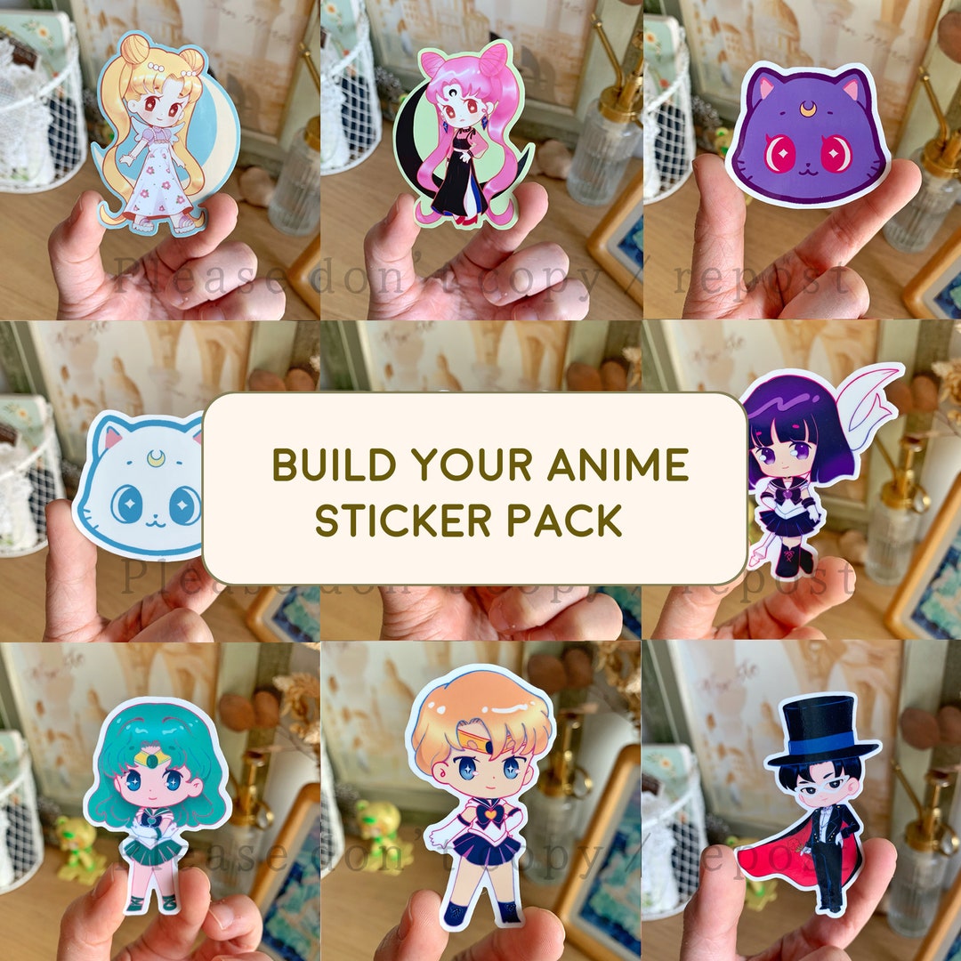 Anime & Genshin Sticker Bundle, Kokomi, Venti, Zhongli, Kazuha, Hu Tao ...