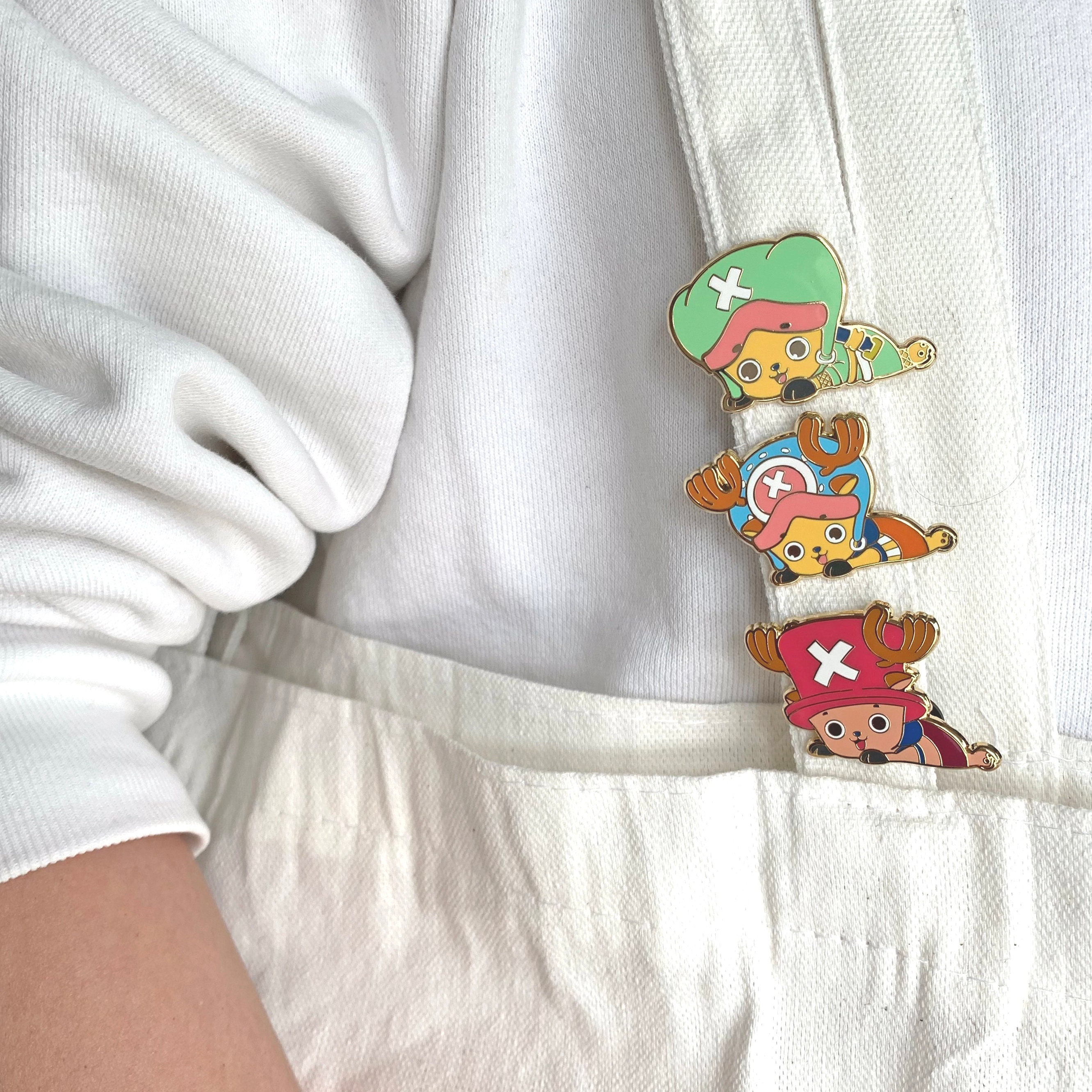 Kawaii Pirate Doctor Chop Pin Collection Gold Enamel Pin Set - Etsy