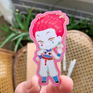 Chibi Anime Vinyl Stickers | Fishing Boy Anime | Chibi Anime Art ...