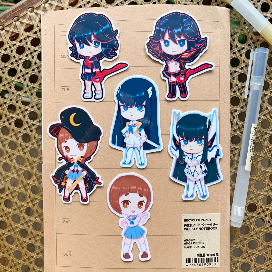 Magical School Uniform Chibi Vinyl Anime Stickers | Star Uniform Anime ...