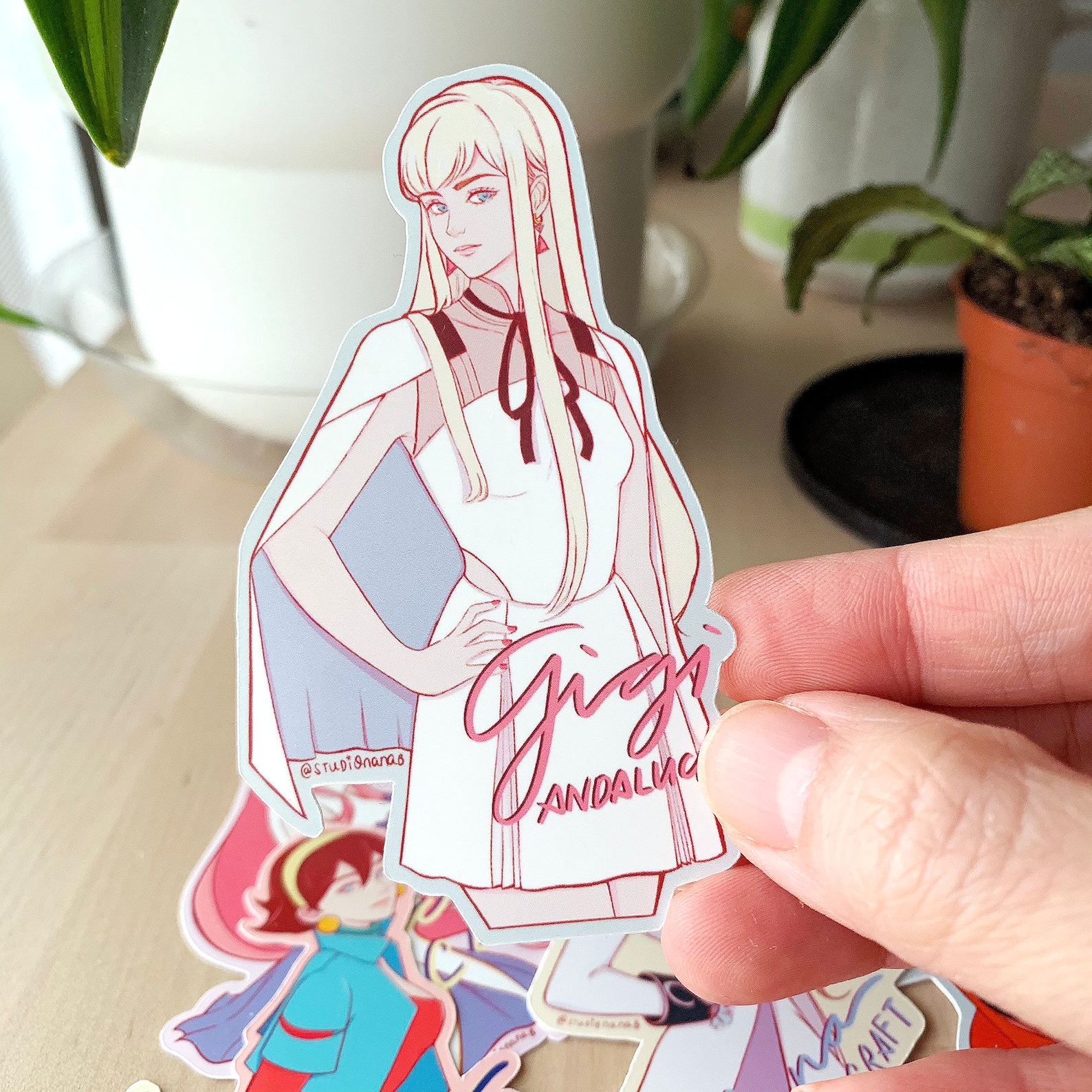 GG S2 Vinyl 6PC. Sticker Pack Kawaii Cute Anime Girl - Etsy