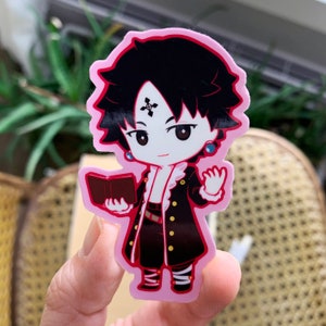 Chibi Anime Vinyl Stickers | Fishing Boy Anime | Chibi Anime Art ...