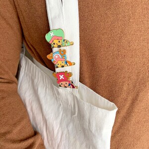 Kawaii Pirate Doctor Chop Pin Collection, Gold Enamel Pin, Set of 3 ...