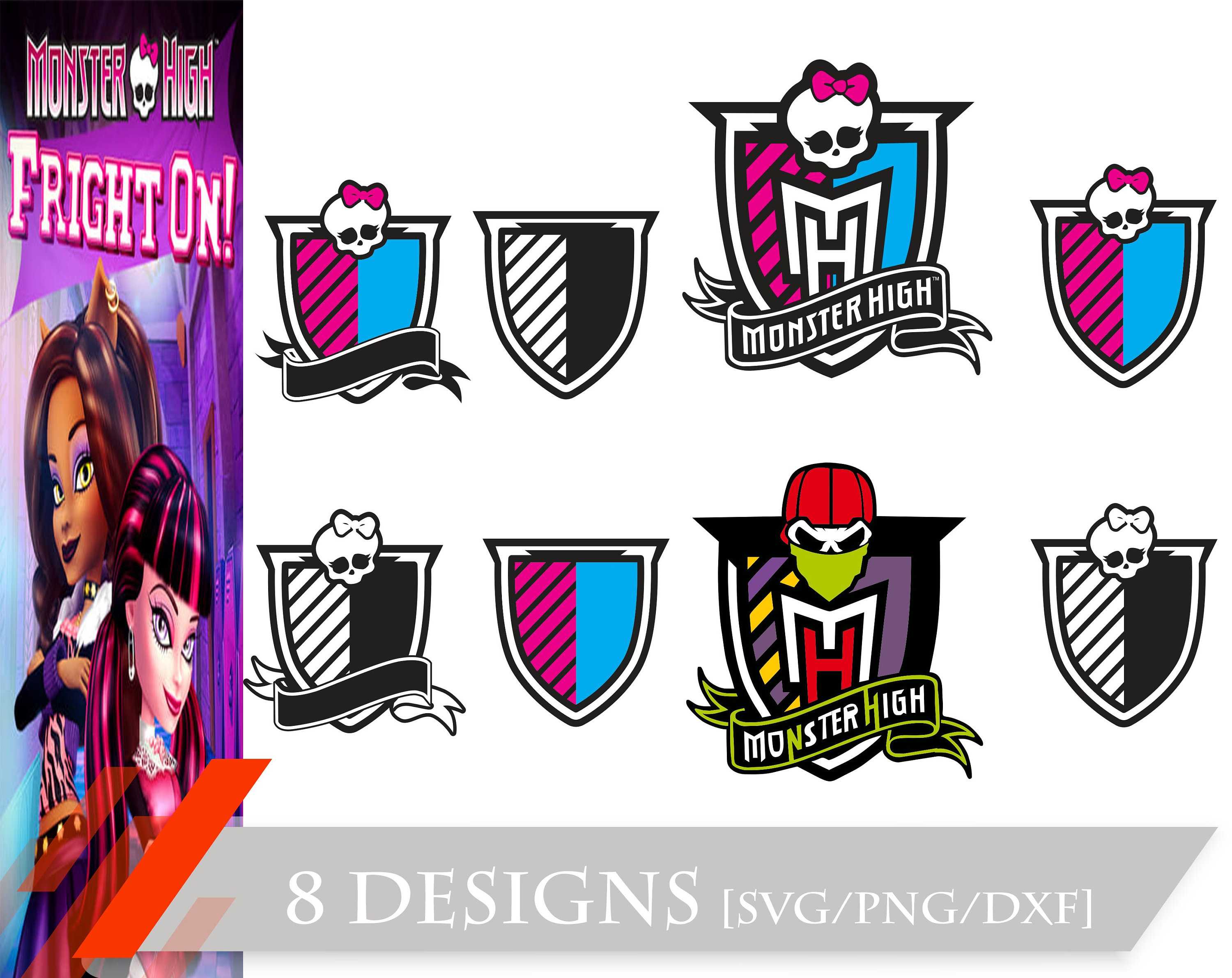 Monster High Logo bundle svg png dxf Monster High Logo svg | Etsy