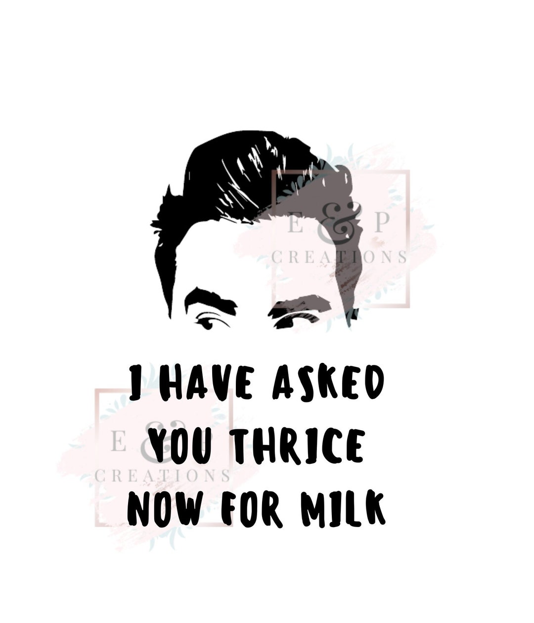 Thrice Now for Milk Schitt's Creek Baby Onesie, Baby Funny SVG and PNG ...