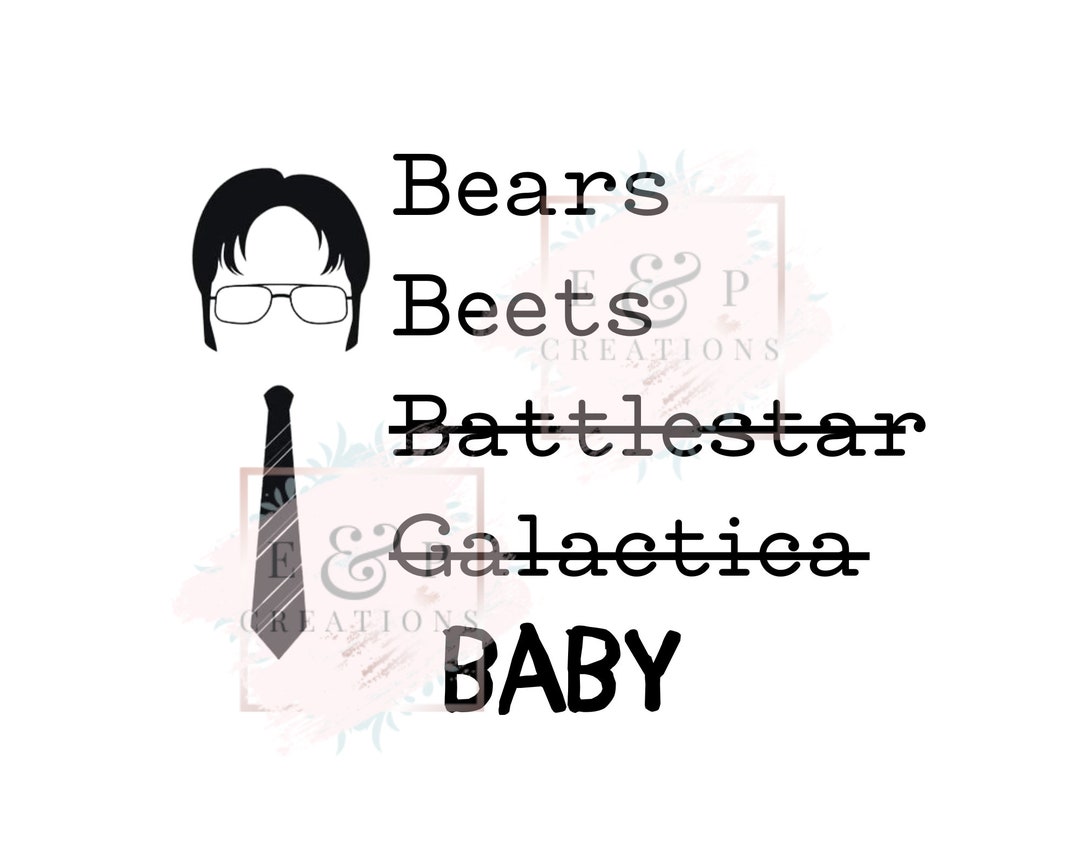 Dwight Schrute the Office SVG and PNG File, Cricut Cut Files, Baby ...