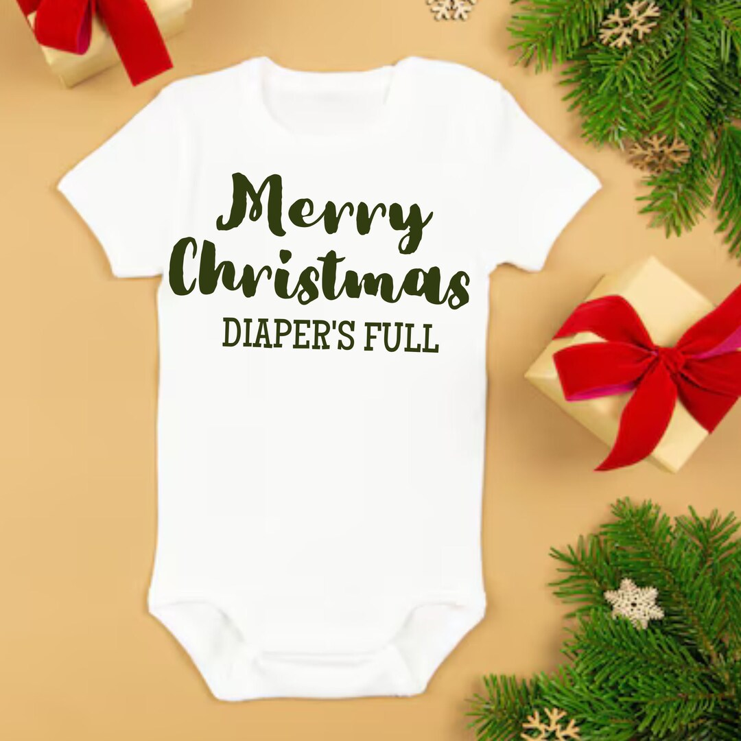 Merry Christmas Diaper's Full SVG and PNG File, Christmas Vacation Baby ...
