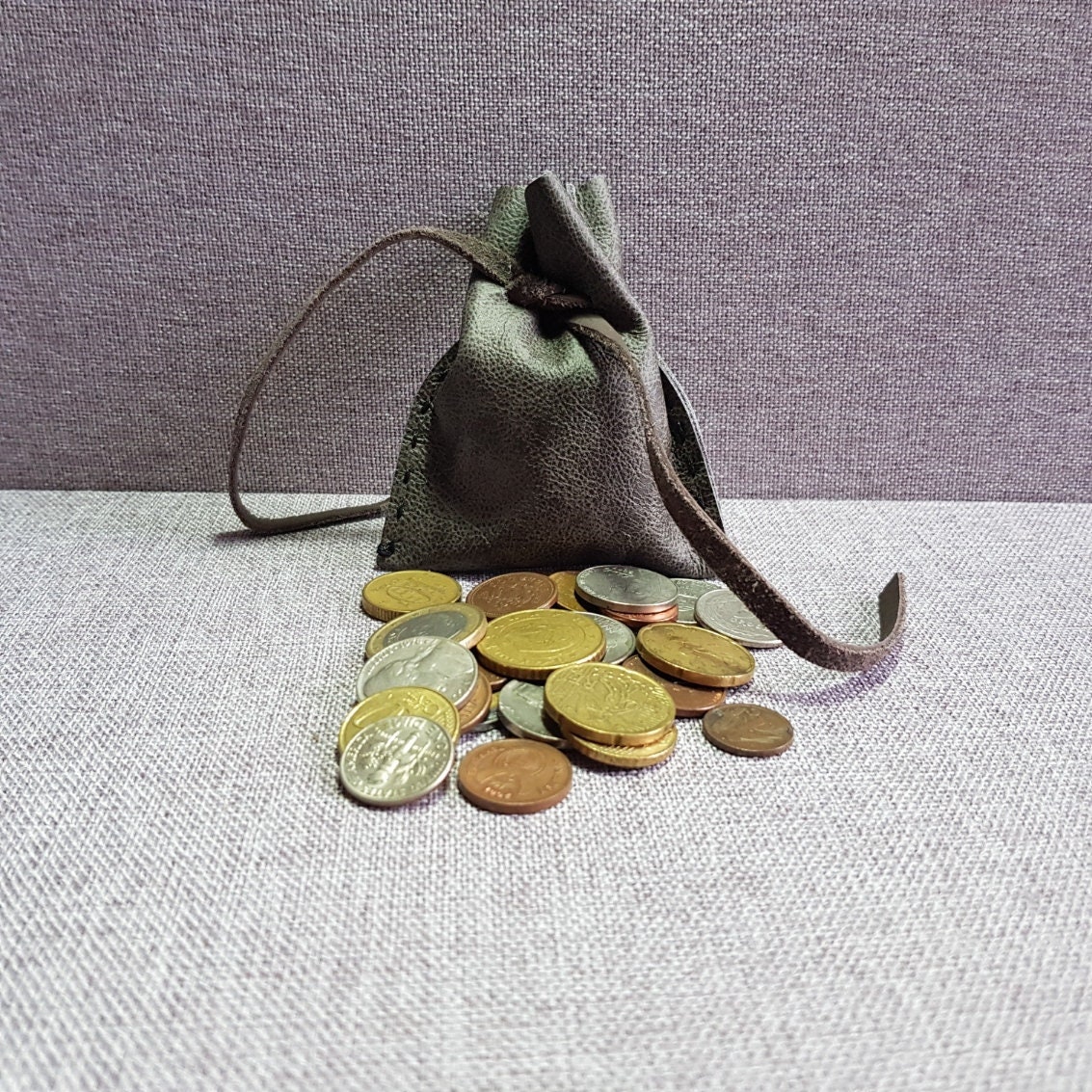 Coin Pouch Money Bag small Medieval Re-enactment | Etsy