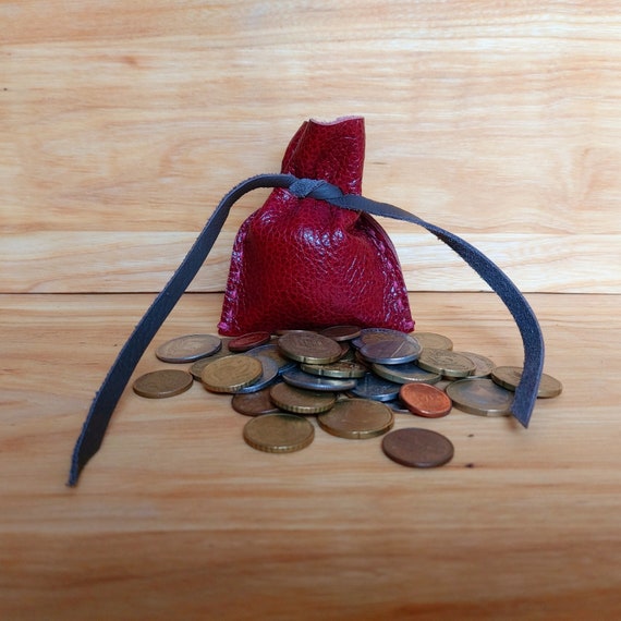 Coin Pouch Money Bag small Medieval Re-enactment | Etsy
