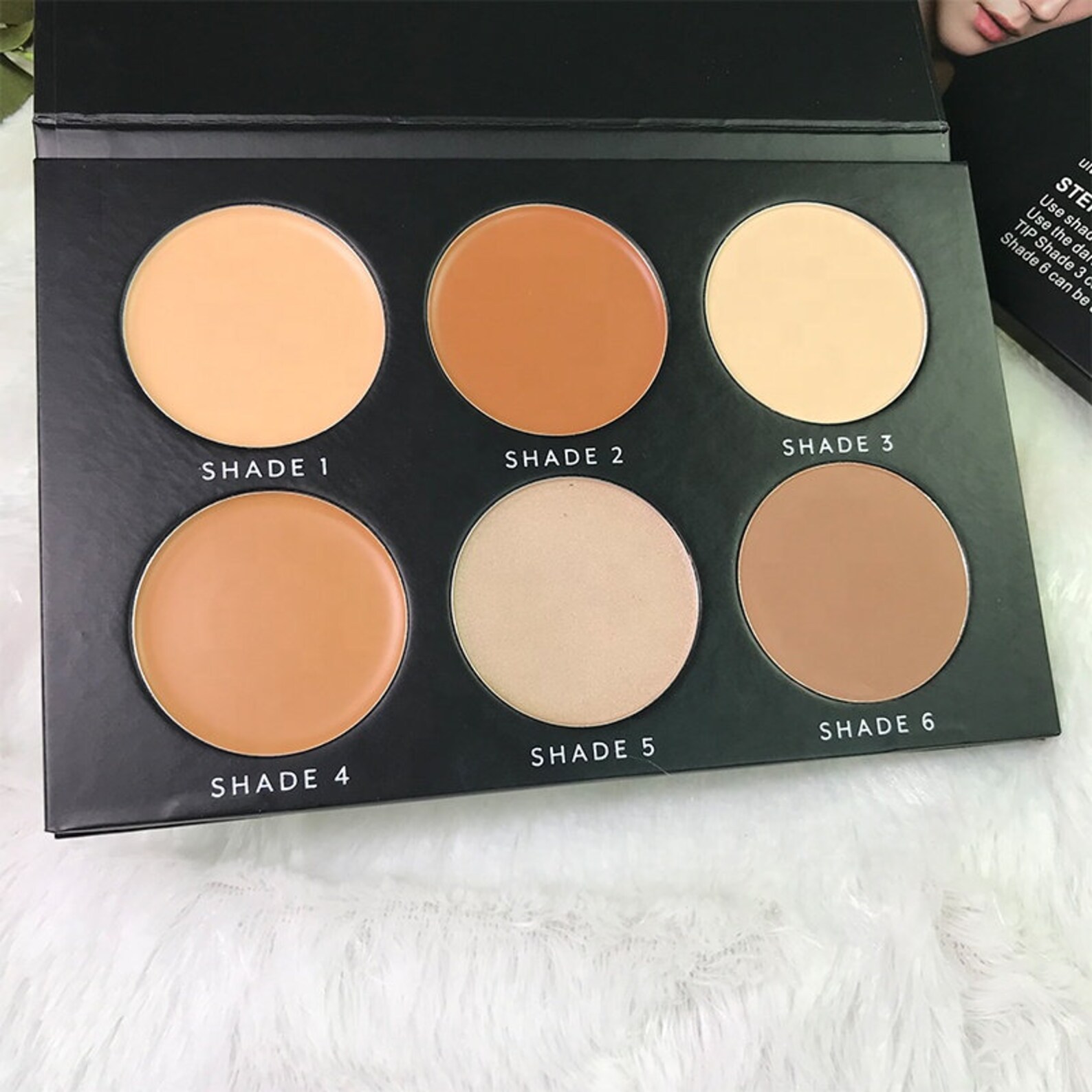 Face Powder Cosmetics 6 Colors Contour Foundation Makeup - Etsy