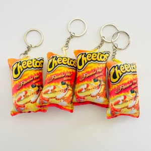 Cute Cushion Keychain, Cheetos Keychain, Takis Keychain, Kids Keychain ...