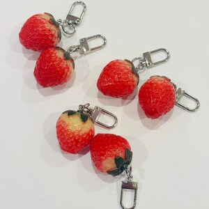 Strawberry Keychains, Strawberry Accessories, Strawberry Chain ...