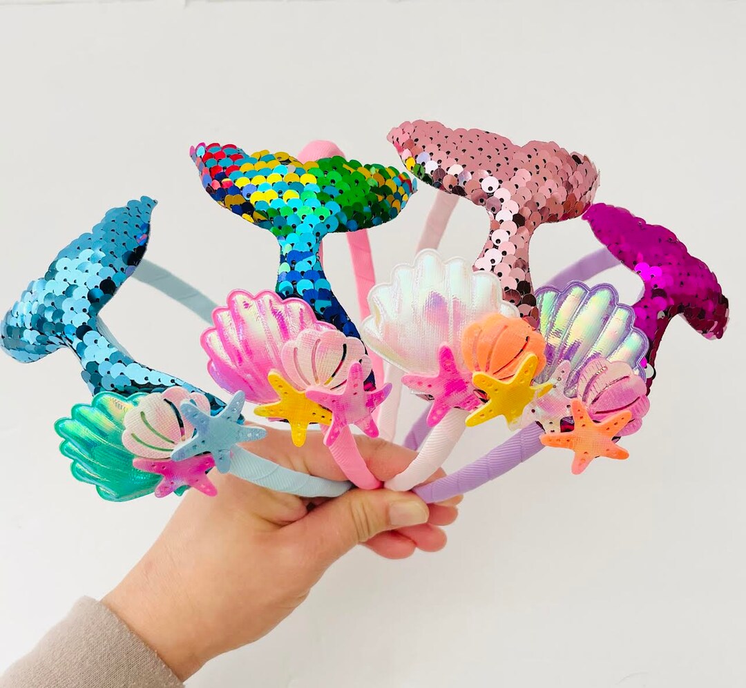 Mermaid Headband, Mermaid Tail Headband, Mermaid Hair Accessory ...