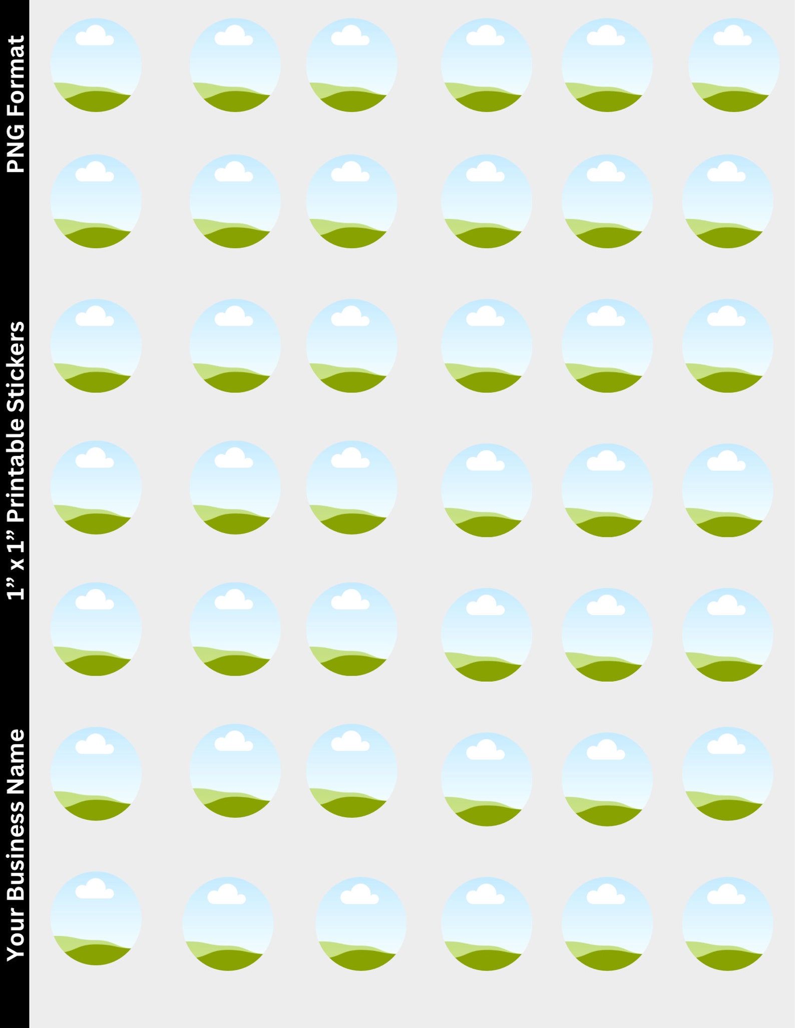 Canva Frame Sticker Template Bundle to Build Your Own Printable Sticker ...