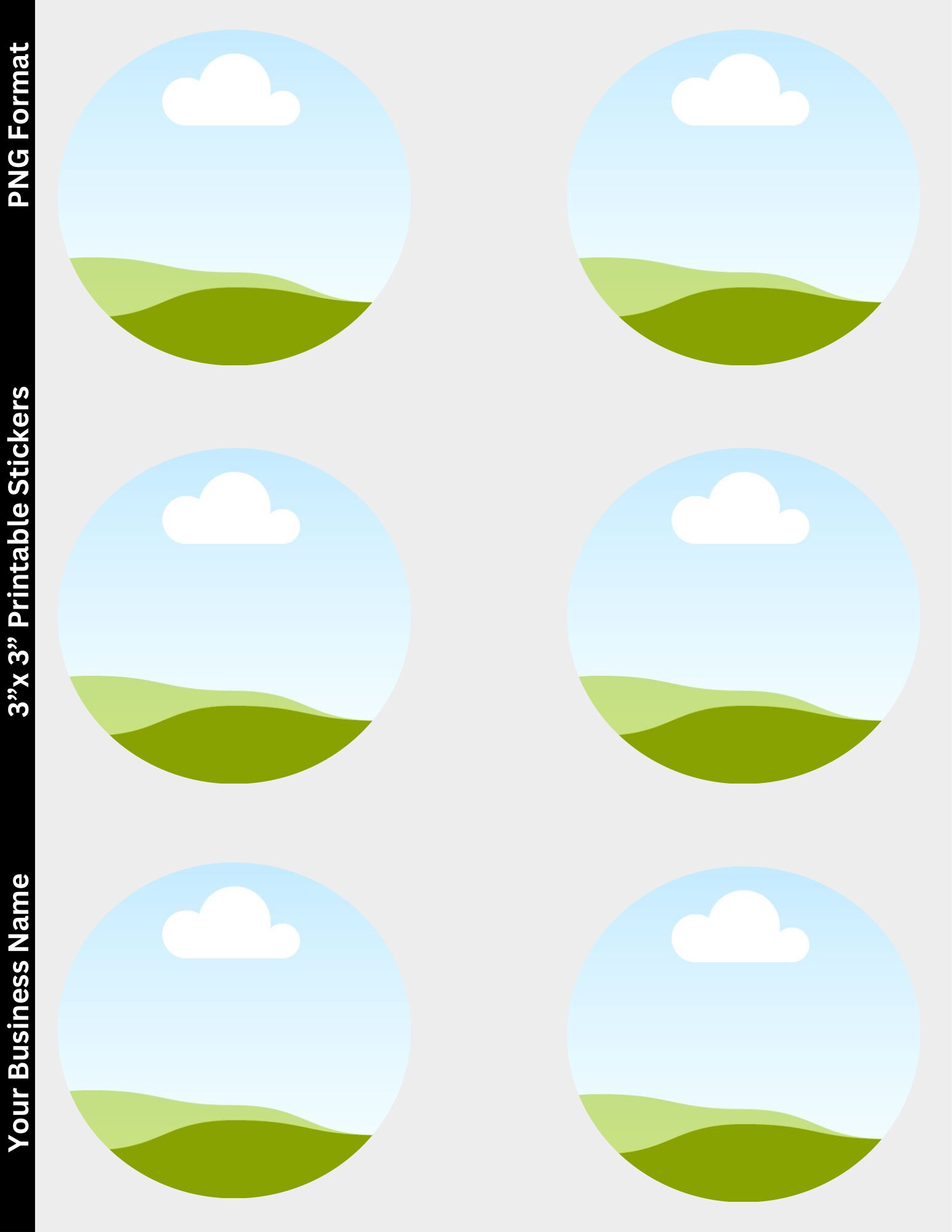 Canva Frame Sticker Template Bundle to Build Your Own Printable Sticker ...