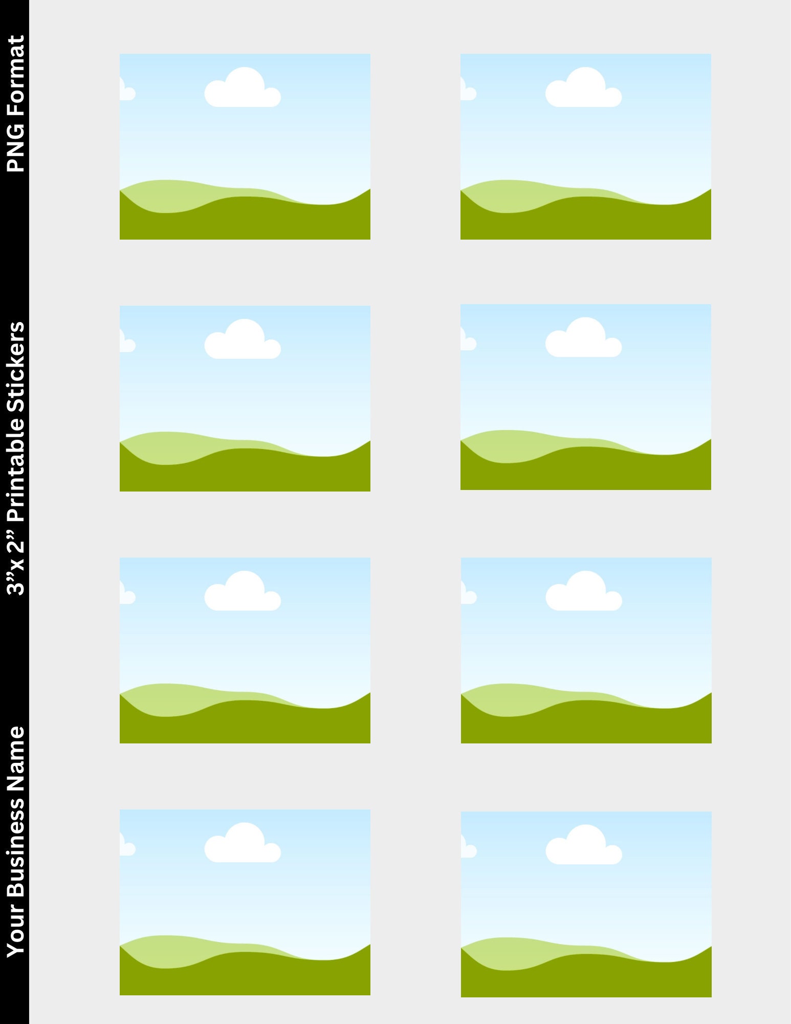 Canva Frame Sticker Template Bundle to Build Your Own Printable Sticker ...