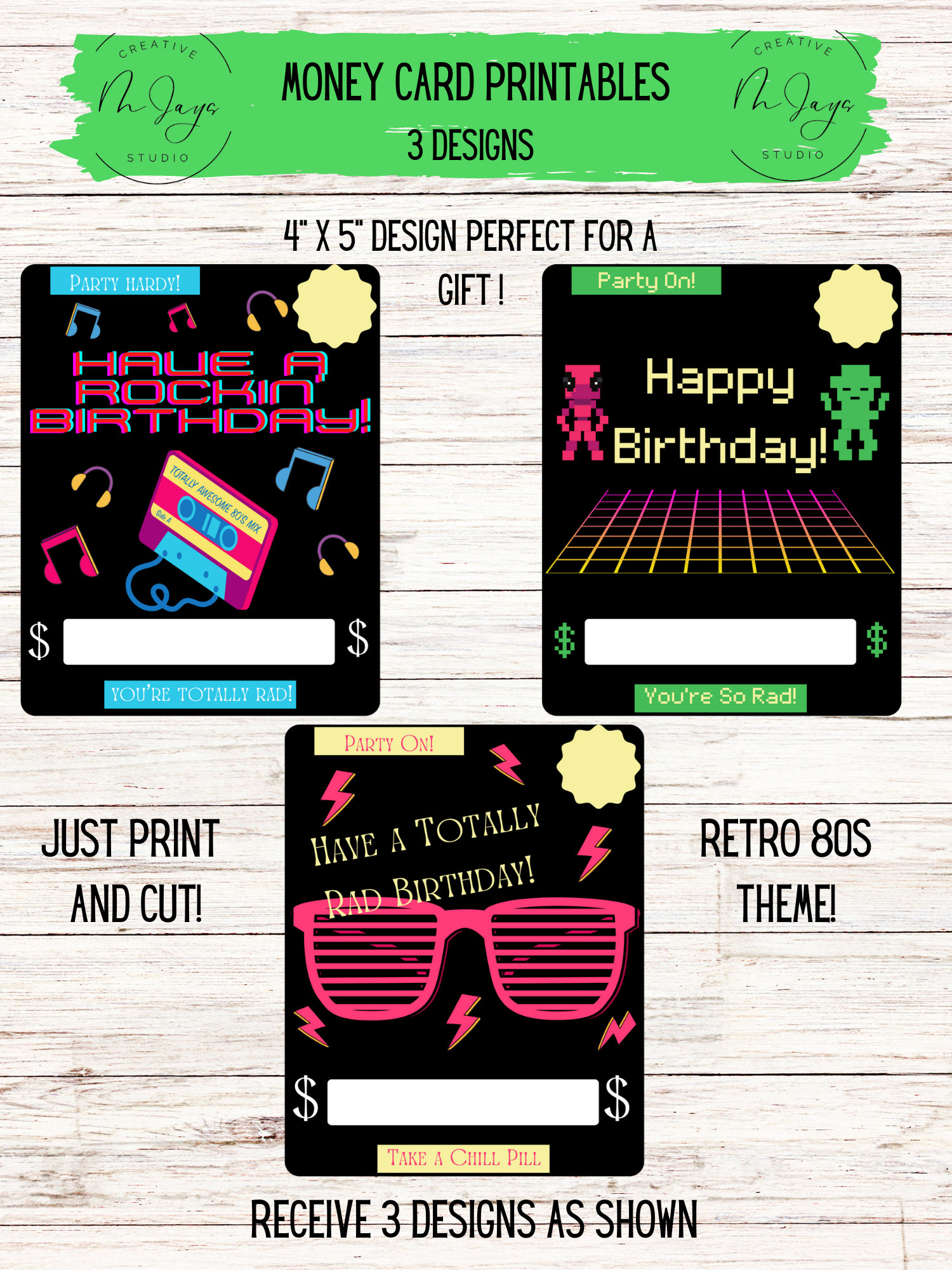 Money Card PNG, Money Card Template, Birthday Money Card - Etsy