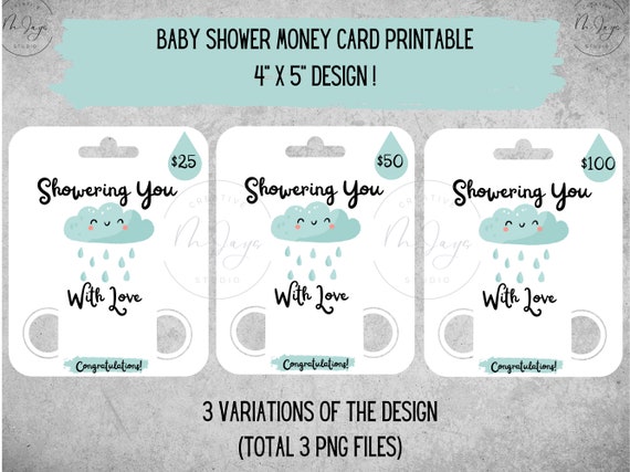 Welcome Baby Gift Money Card Holder Money Card PNG Baby - Etsy