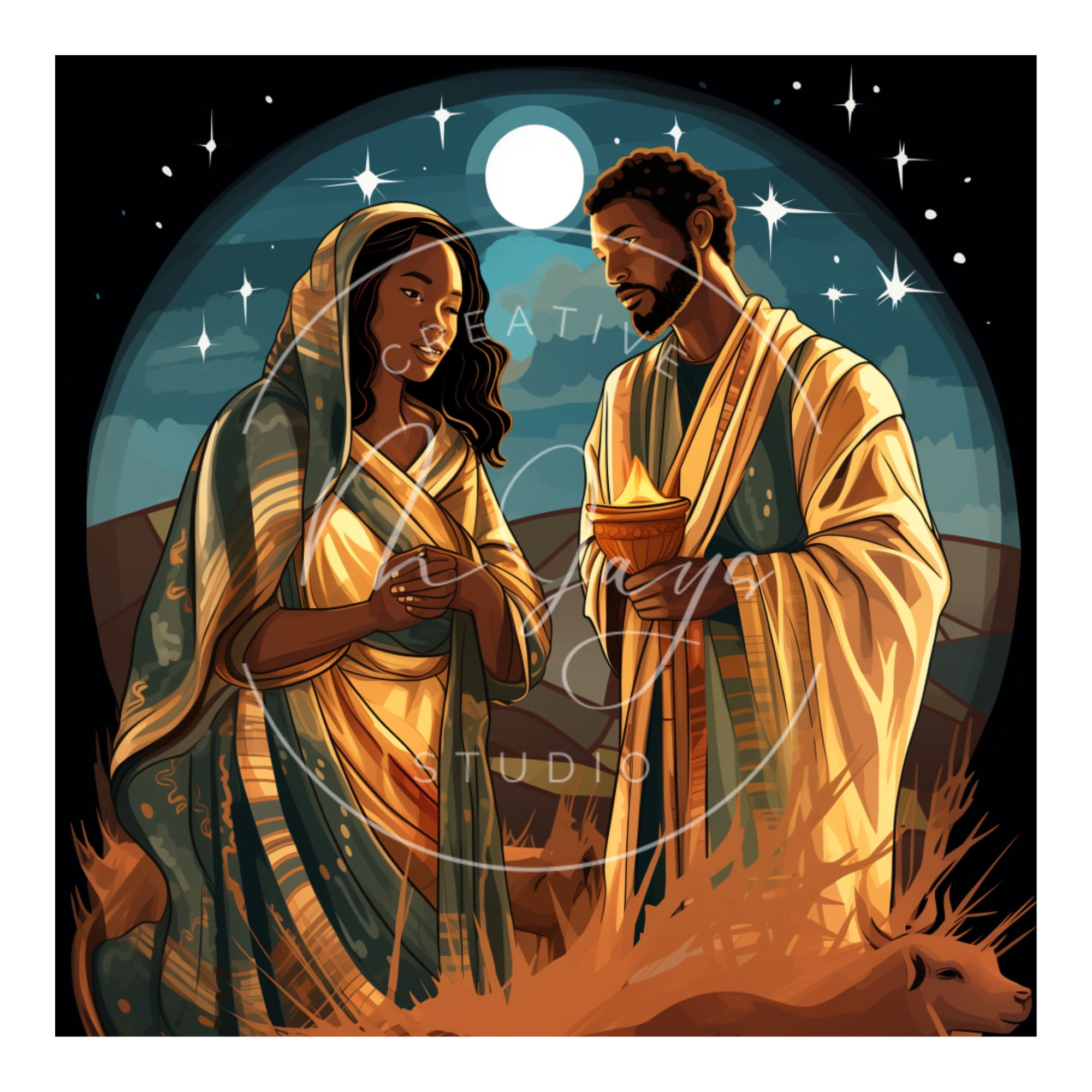 Nativity Scene Clipart, Christian Religious PNG, Bible Clipart ...