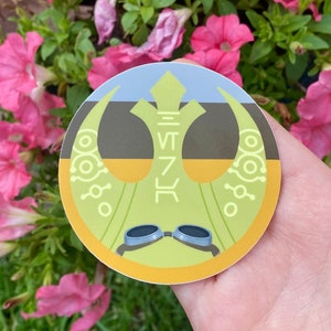 Star Wars Hera Syndulla Inspired Rebel Alliance Symbol Circle Sticker ...
